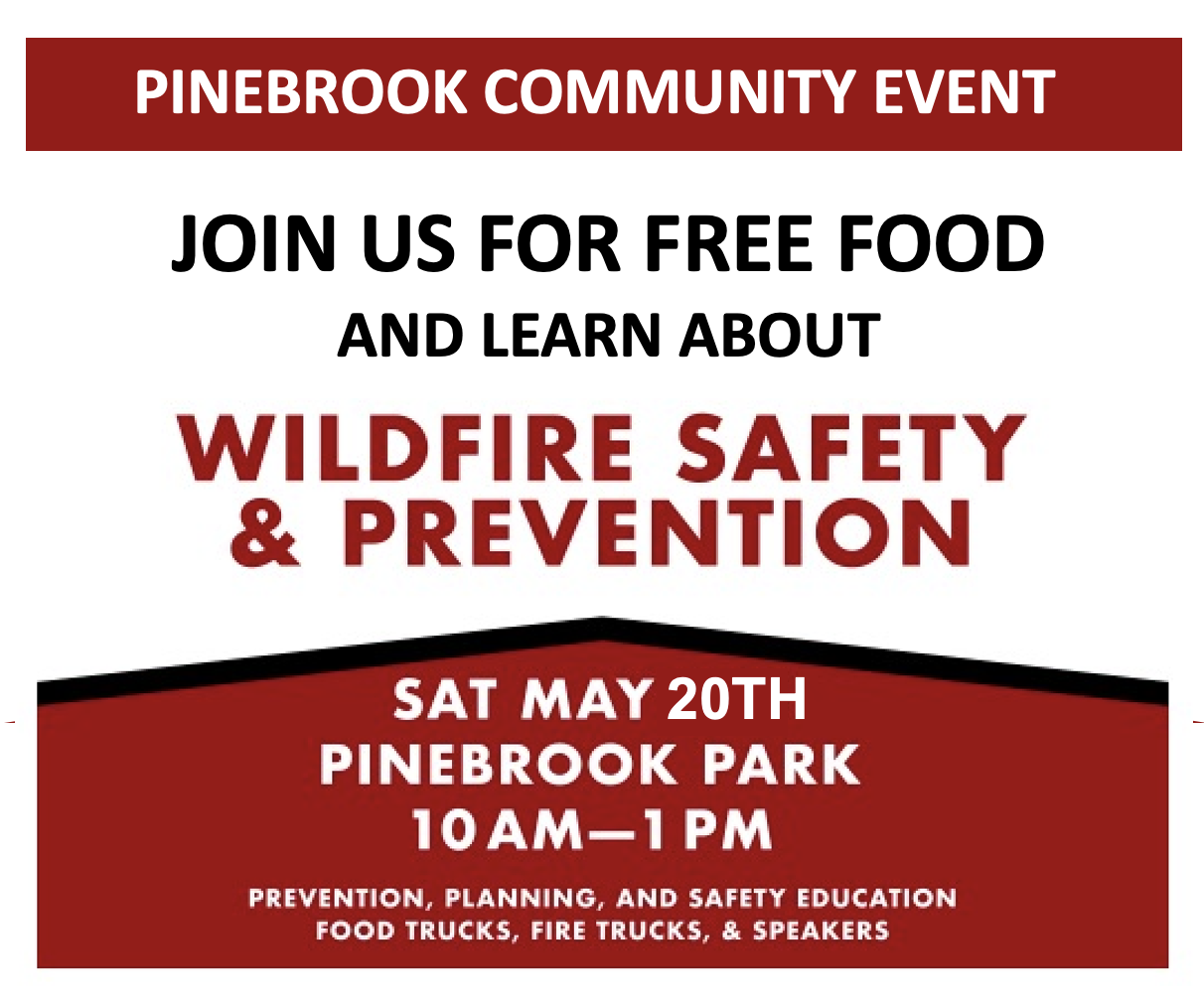 Community Event – Wildfire Safety & Prevention | Pinebrook Master ...